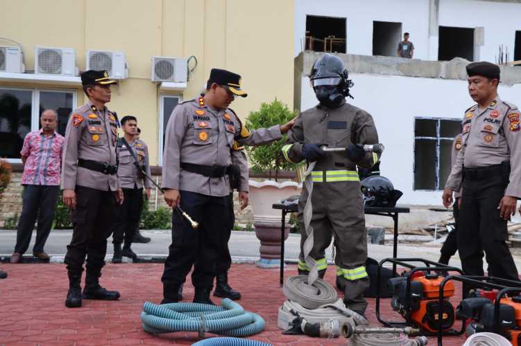 Apel Kesiapan dan Gelar Peralatan Penanggulangan Bencana Karhutla